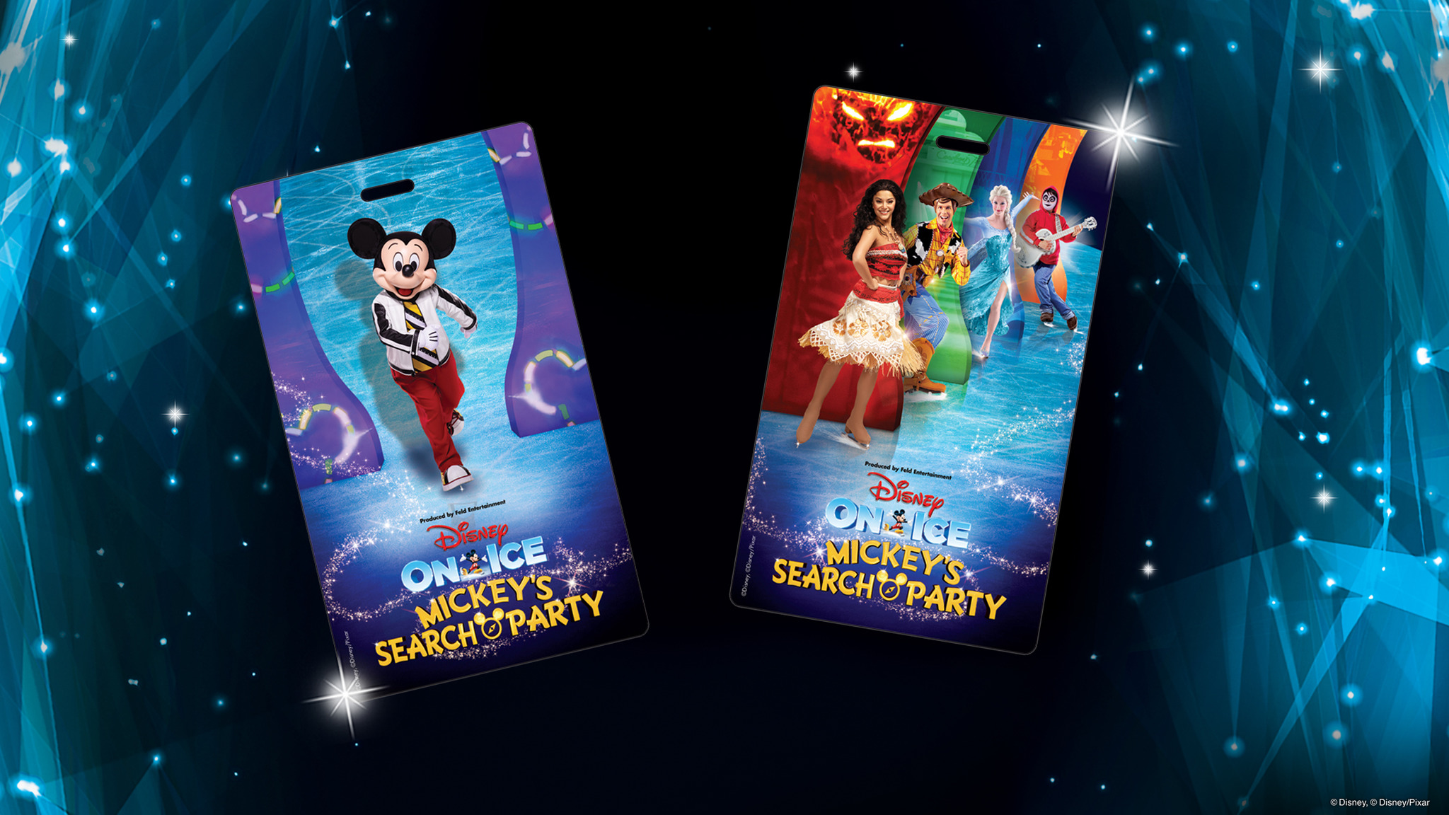 Disney On Ice Mickey s Search Party Official Souvenir Tag Tickets Disney On Ice Mickey s Search Party Official Souvenir Tag Tickets