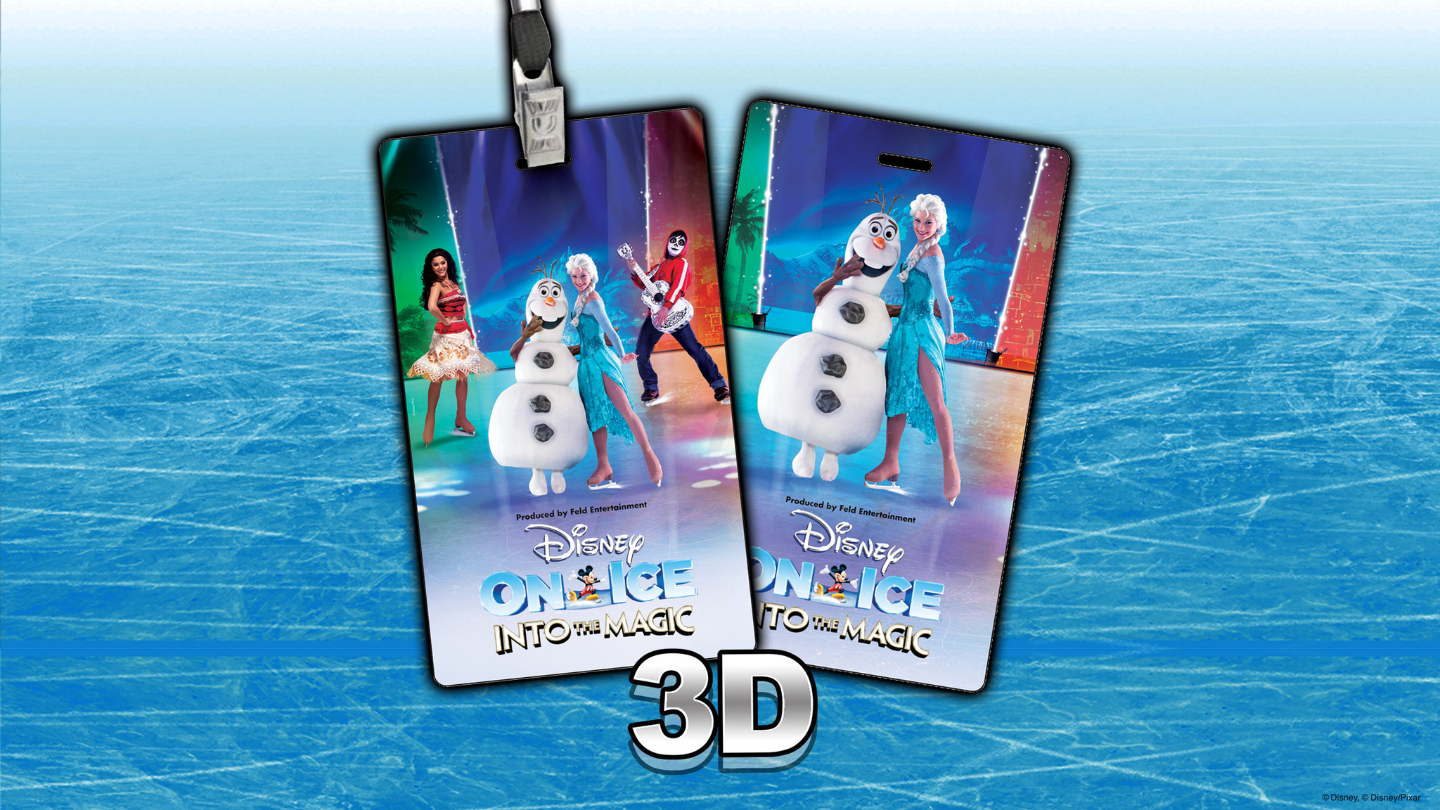 Disney On Ice Presents Into The Magic Official Souvenir Tag Billets
