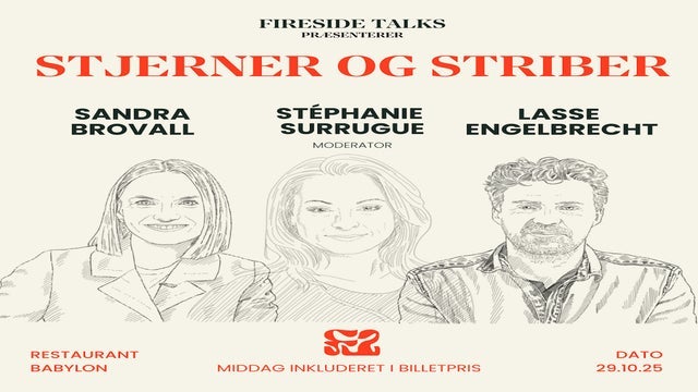 Stjerner & striber - mellem sandhederne og skandalerne i Babylon Bar, København K 29/10/2025 ...