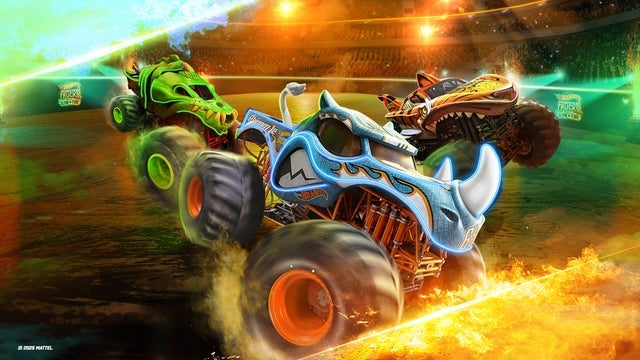 Hot Wheels Monster Trucks Live - Glow-N-Fire in The O2, London 11/01 ...