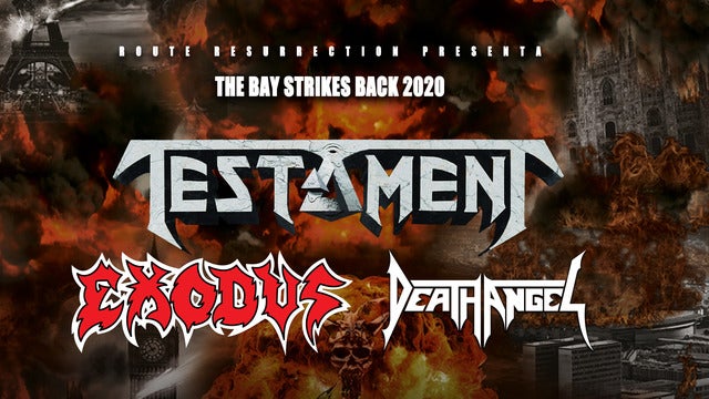 Testament - 2020 Tour Dates & Concert Schedule - Live Nation