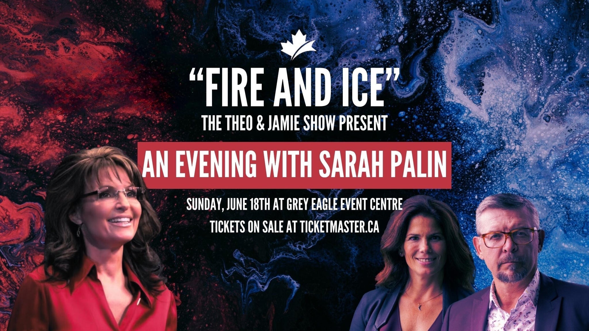 Fire & Ice: An Evening with Sarah Palin Hosts:Theo Fleury & Jamie Sale ...