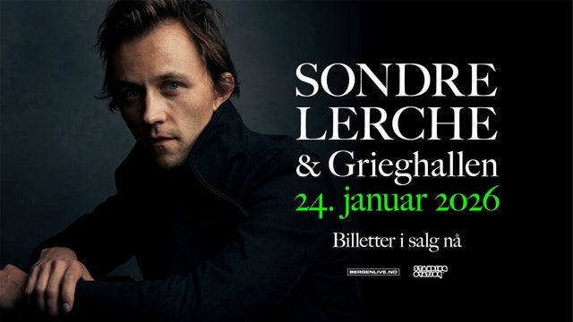 Sondre Lerche på Grieghallen, Griegsalen, Bergen 24/01/2026 - Aticket ...