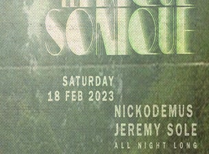 Jeremy Sole Presents: LE FRIQUE SONIQUE | Schedulesite