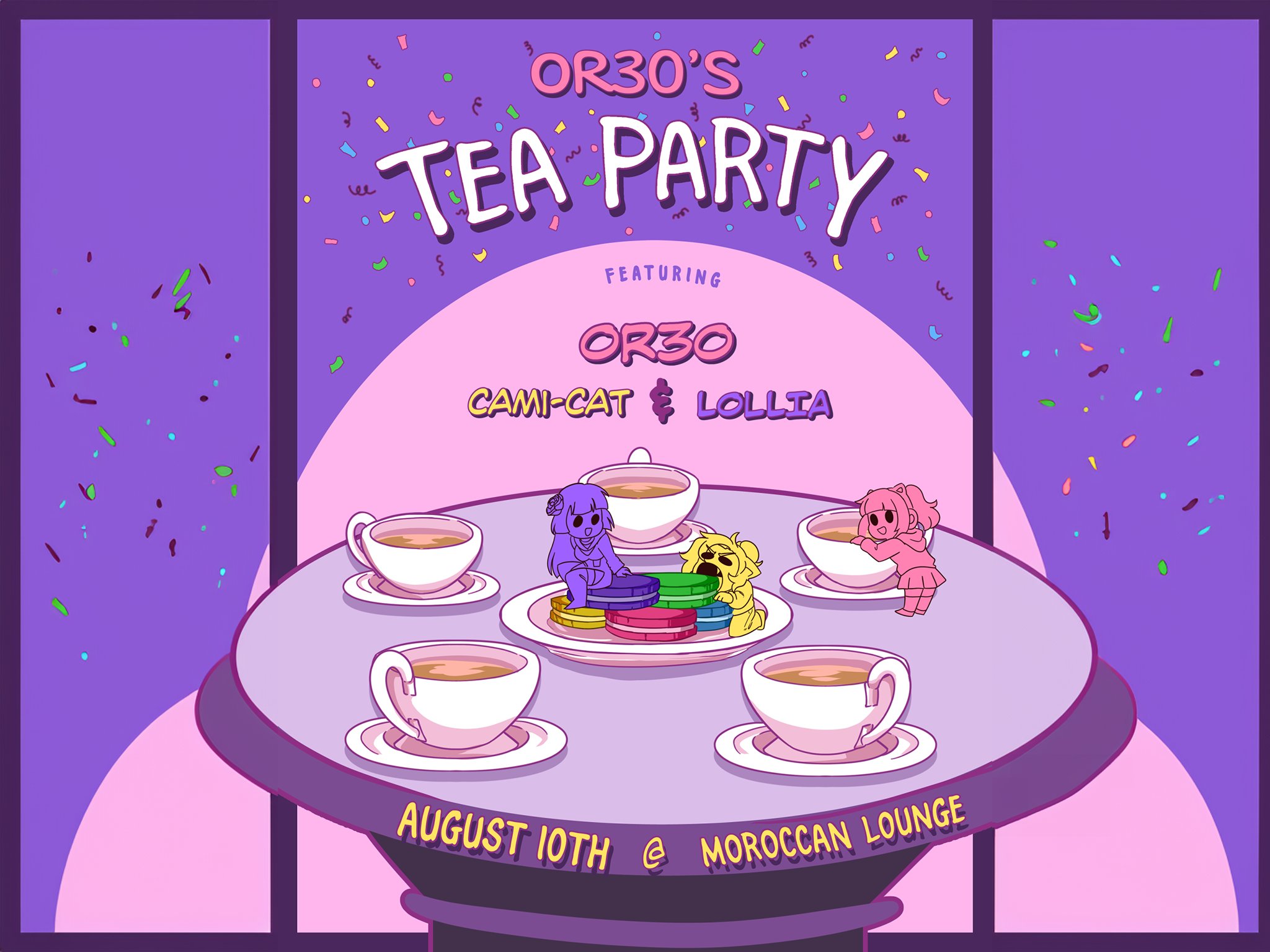 OR30'S Tea Party - Saturday, Aug 10, 2024 6:30pm - Los Angeles, CA