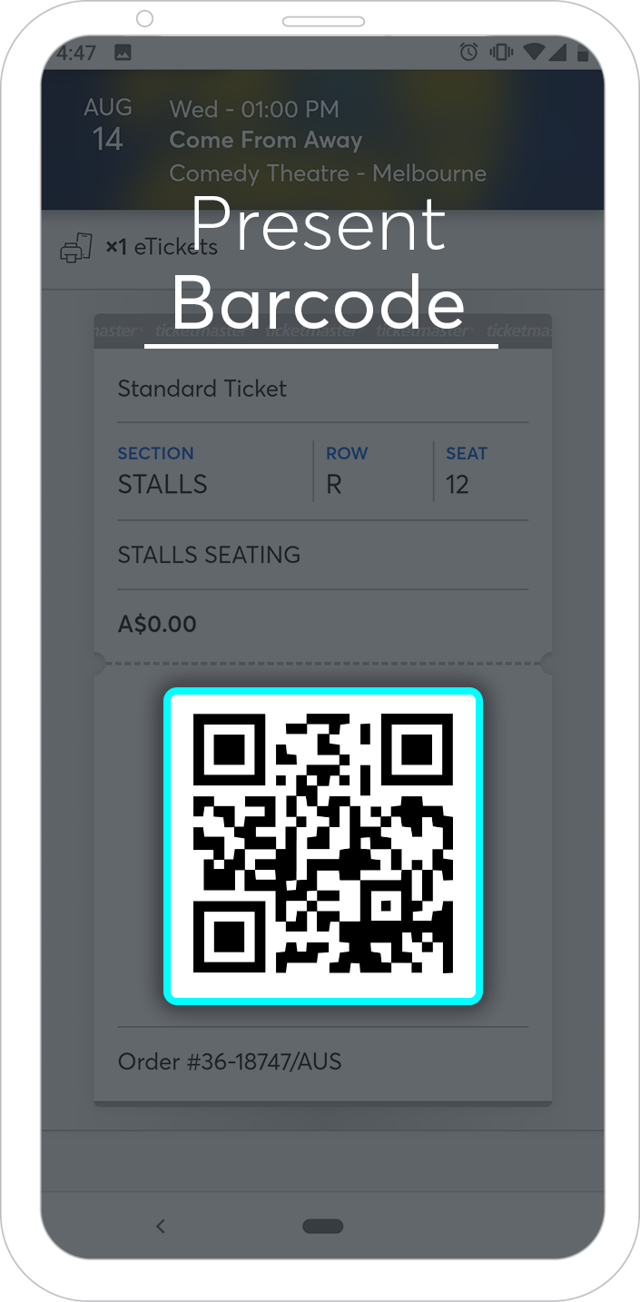 Mobile Tickets With Ticketmaster Your Phone Is Your Ticket
