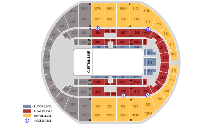 Seating Chart. Official Ticketmaster site