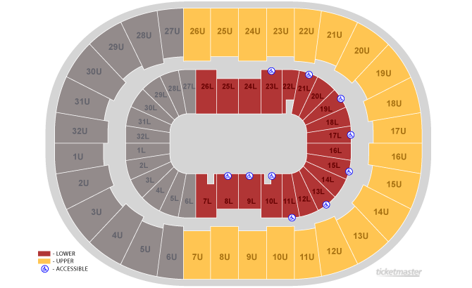 Seating Chart. Official Ticketmaster site