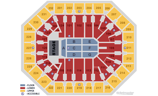 Seating Chart. Official Ticketmaster site