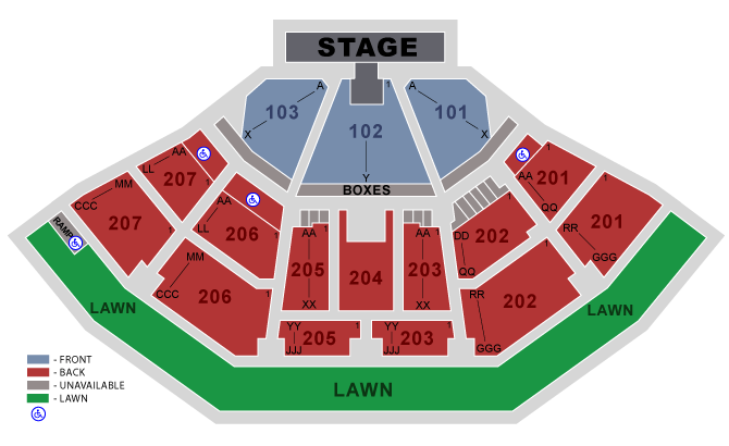 Seating Chart. Official Ticketmaster site