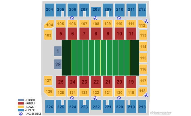 Seating Chart. Official Ticketmaster site