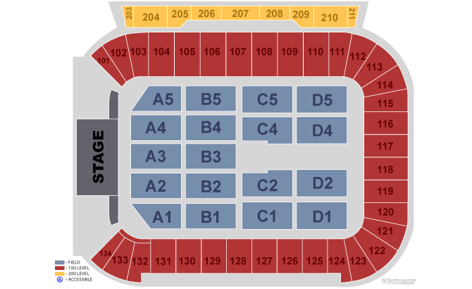 Seating Chart. Official Ticketmaster site
