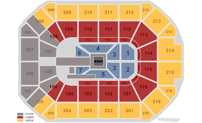 Seating Chart. Official Ticketmaster site