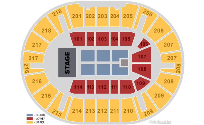 Seating Chart. Official Ticketmaster site