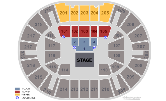 Seating Chart. Official Ticketmaster site