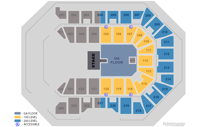 Seating Chart. Official Ticketmaster site