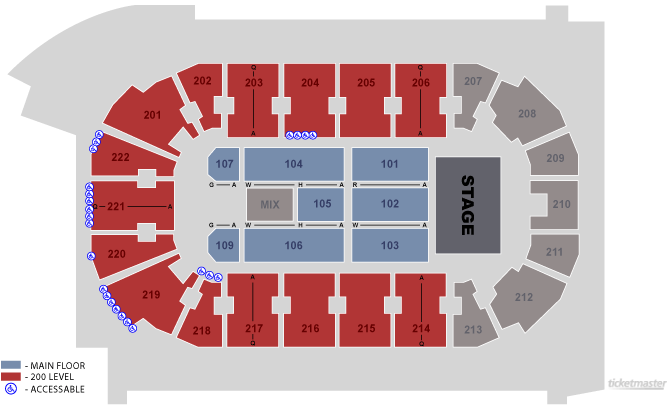 Seating Chart. Official Ticketmaster site