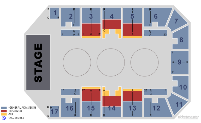 Portland Seating Charts