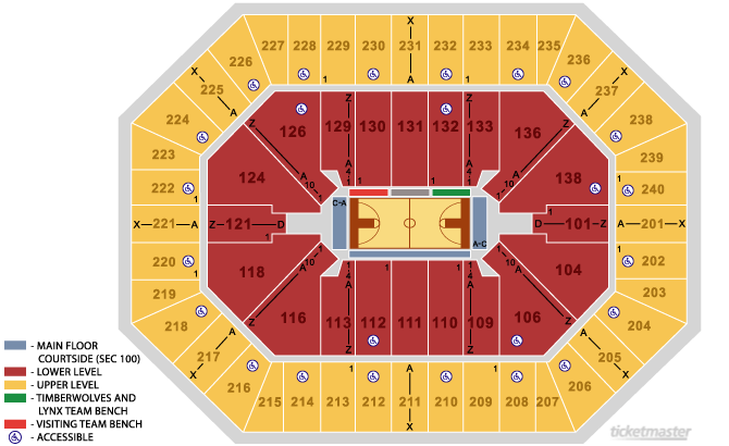 Seating Chart. Official Ticketmaster site
