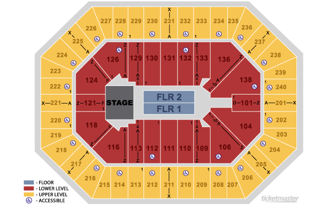 Seating Chart. Official Ticketmaster site