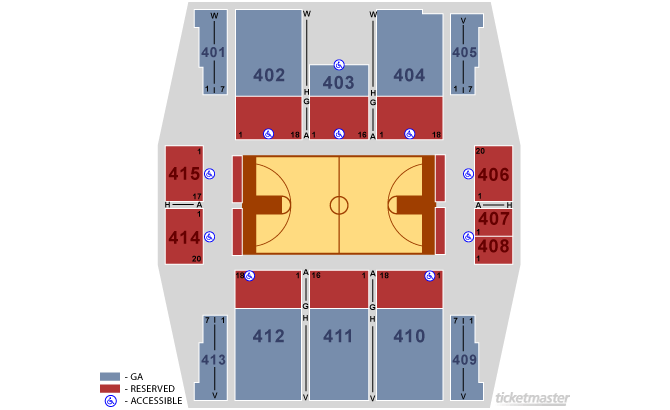 Seating Chart. Official Ticketmaster site