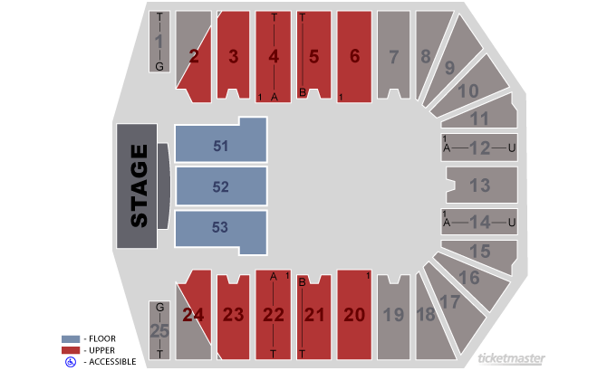 Seating Chart. Official Ticketmaster site