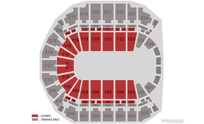 Seating Chart. Official Ticketmaster site
