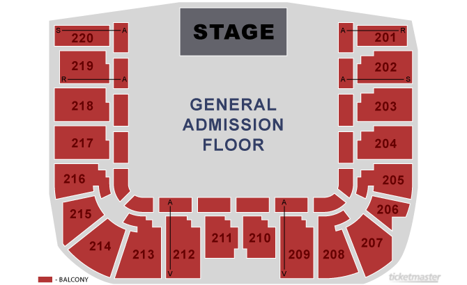 Seating Chart. Official Ticketmaster site