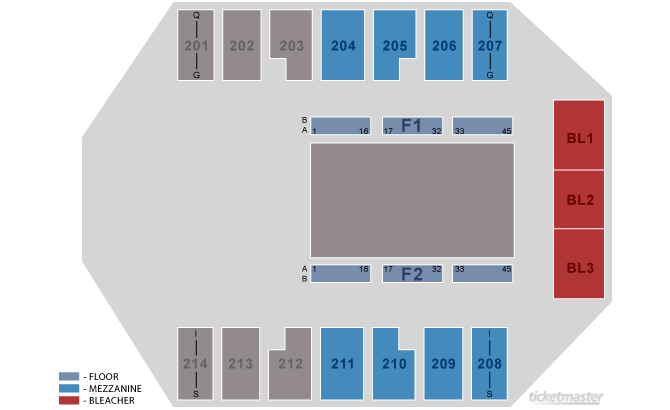 Seating Chart. Official Ticketmaster site