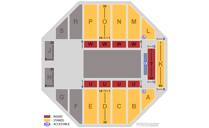 Seating Chart. Official Ticketmaster site