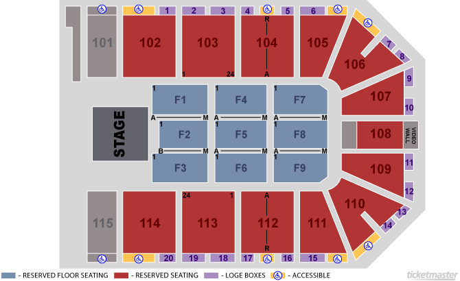 Seating Chart. Official Ticketmaster site