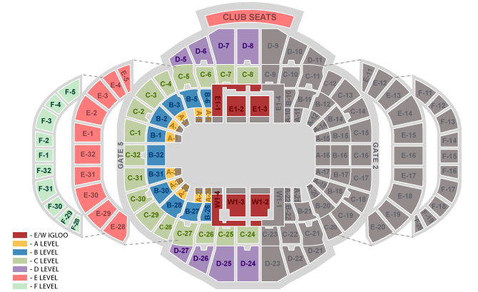 Seating Chart. Official Ticketmaster site