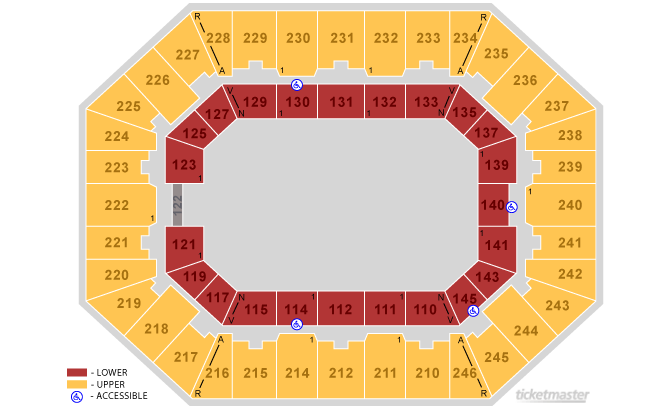 Seating Chart. Official Ticketmaster site