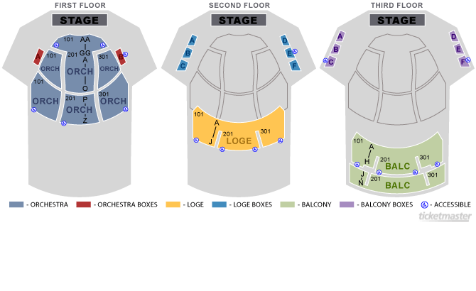 Seating Chart. Official Ticketmaster site