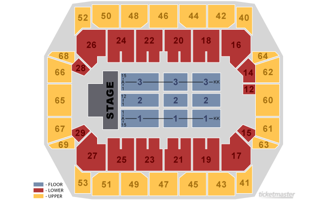 Seating Chart. Official Ticketmaster site