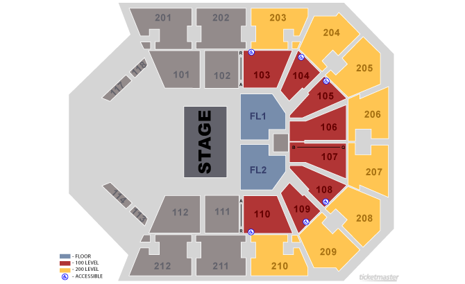 Seating Chart. Official Ticketmaster site