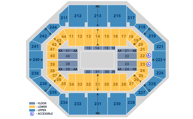 Seating Chart. Official Ticketmaster site