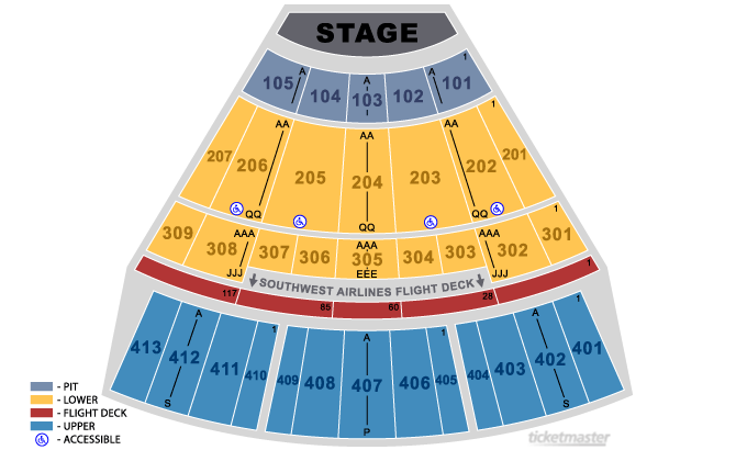 Seating Chart. Official Ticketmaster site