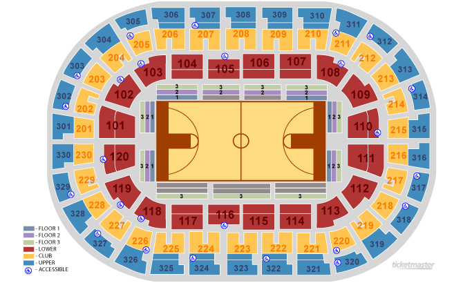 Seating Chart. Official Ticketmaster site