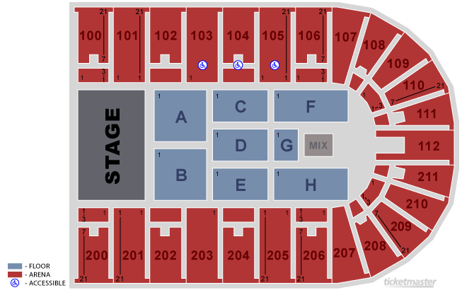 Seating Chart. Official Ticketmaster site