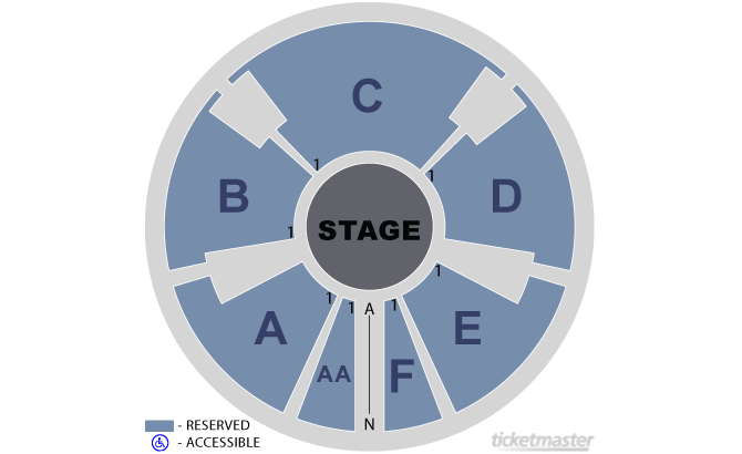 Seating Chart. Official Ticketmaster site