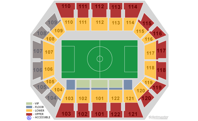 Seating Chart. Official Ticketmaster site
