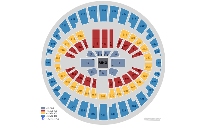 Seating Chart. Official Ticketmaster site