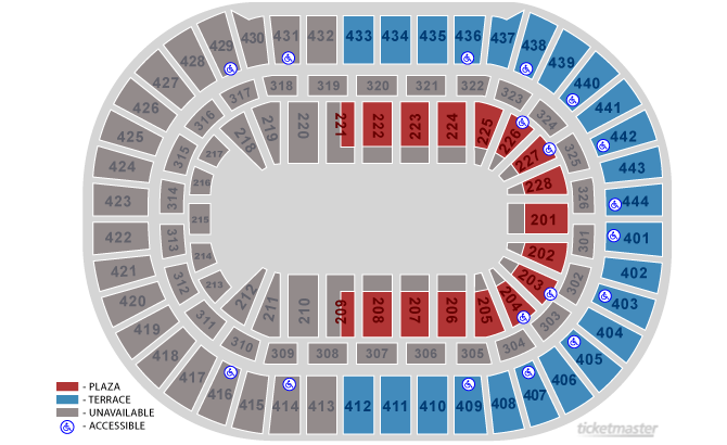 Seating Chart. Official Ticketmaster site
