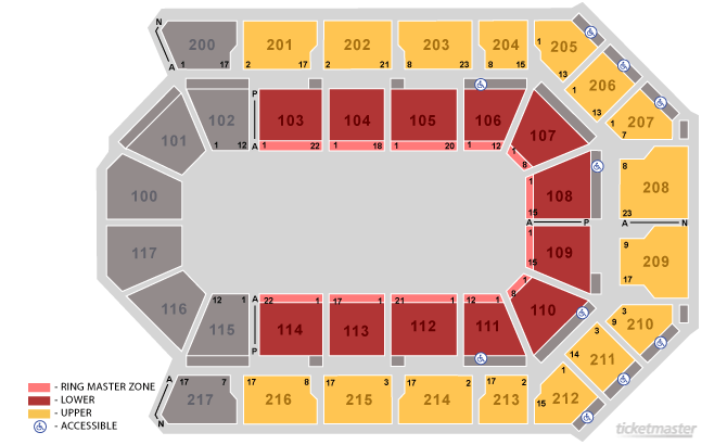 Seating Chart. Official Ticketmaster site