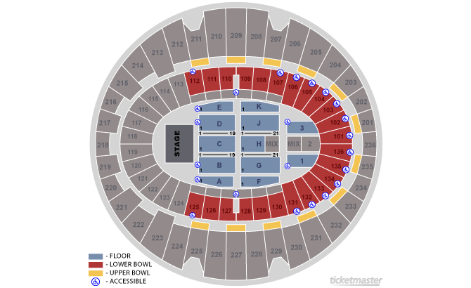 Seating Chart. Official Ticketmaster site