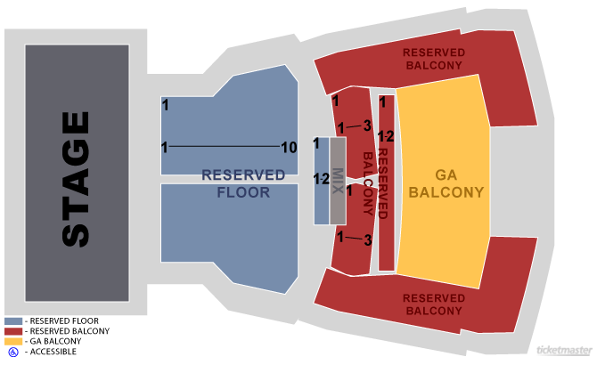 Seating Chart. Official Ticketmaster site