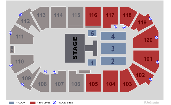 Seating Chart. Official Ticketmaster site