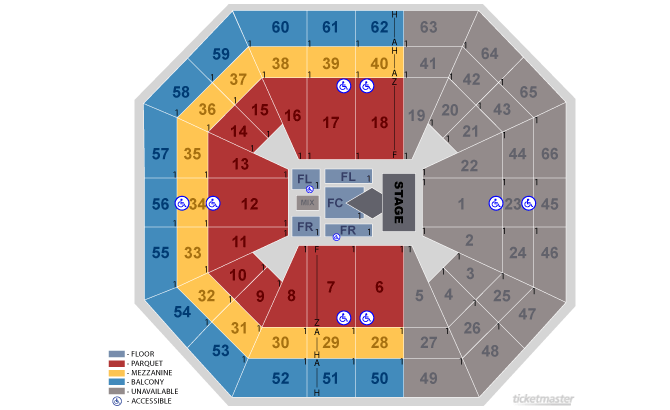Seating Chart. Official Ticketmaster site