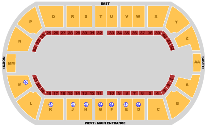 Seating Chart. Official Ticketmaster site